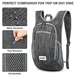 G4Free 10L Hiking Backpack Lightweight Packable Hiking Daypack+RFID Sling Bag Crossbody Sling Backpack Small for Men Women Hiking Outdoor