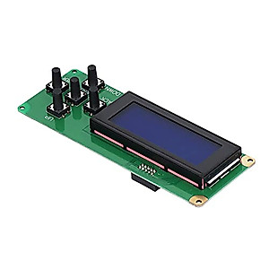 Eulbevoli LCD Display Board, White Character LCD Controller Module 2004 for Working