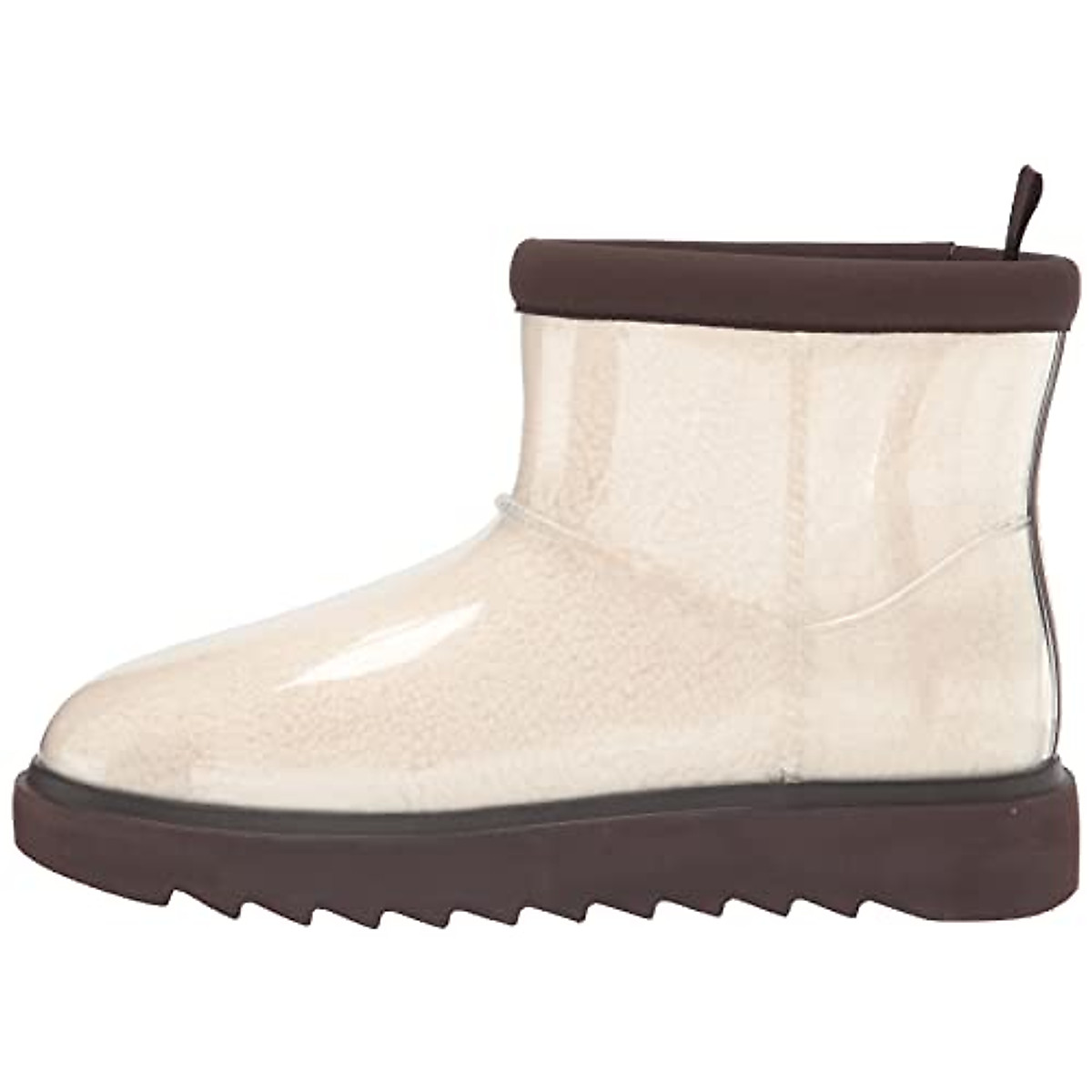 Koolaburra by UGG Women's KOOLA Clear Mini Fashion Boot, Chocolate Brown/Natural, 11