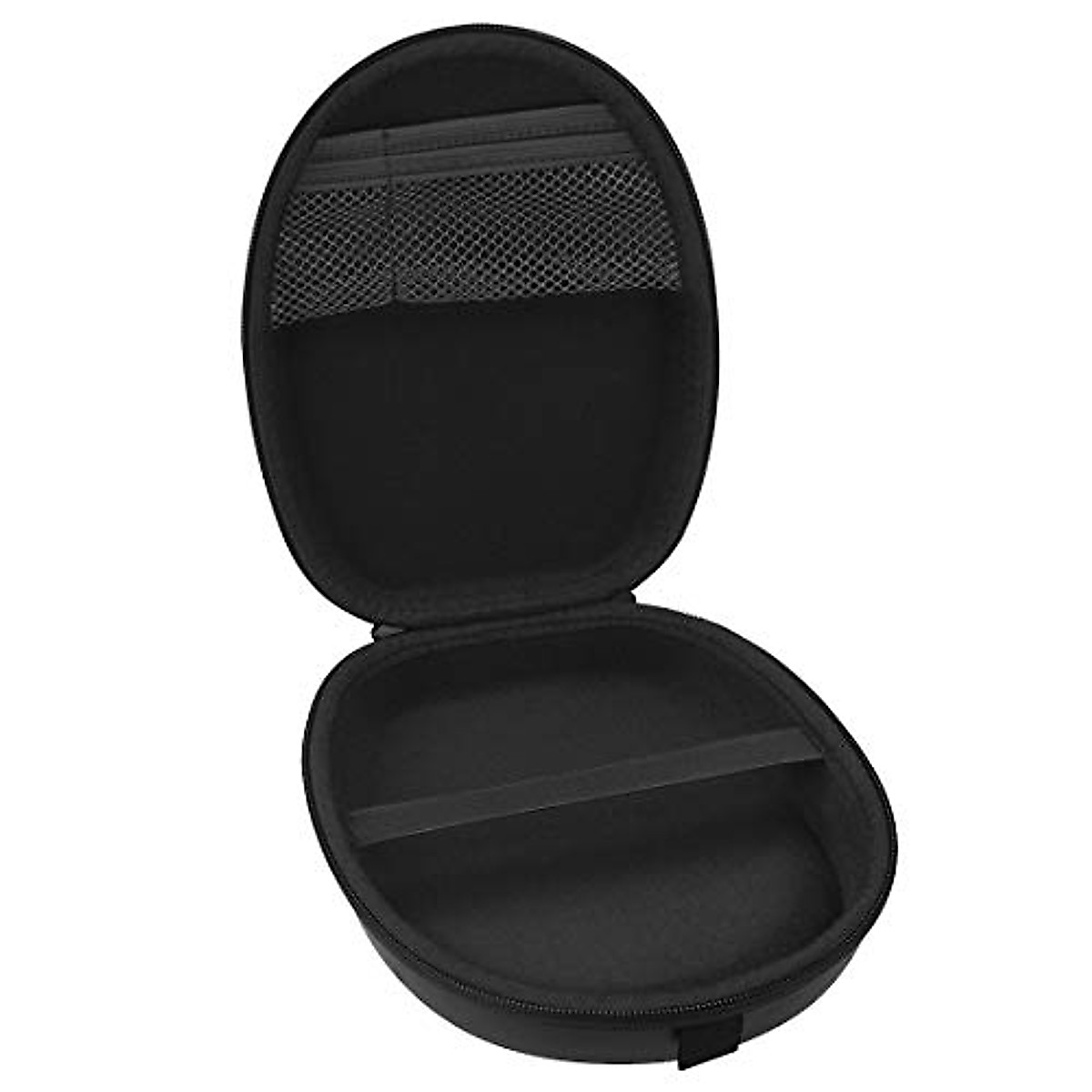 Geekria Shield Headphones Case Compatible with Grado SR325e, SR80, SR80e, SR80i, SR60, SR60i, SR60e, RS2, RS1 Case, Replacement Hard Shell Travel Carrying Bag with Cable Storage (Black)
