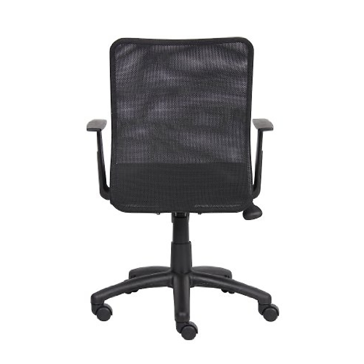 Boss Office Products Budget Mesh Task Chair with Arms in Black