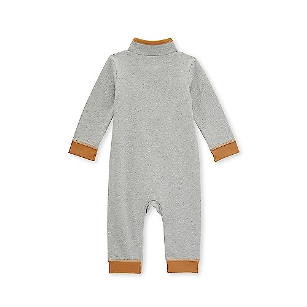 Burt's Bees Baby baby-boys Romper Jumpsuit, 100% Organic Cotton One-piece Short Sleeve Shortall, Long Sleeve Coverall