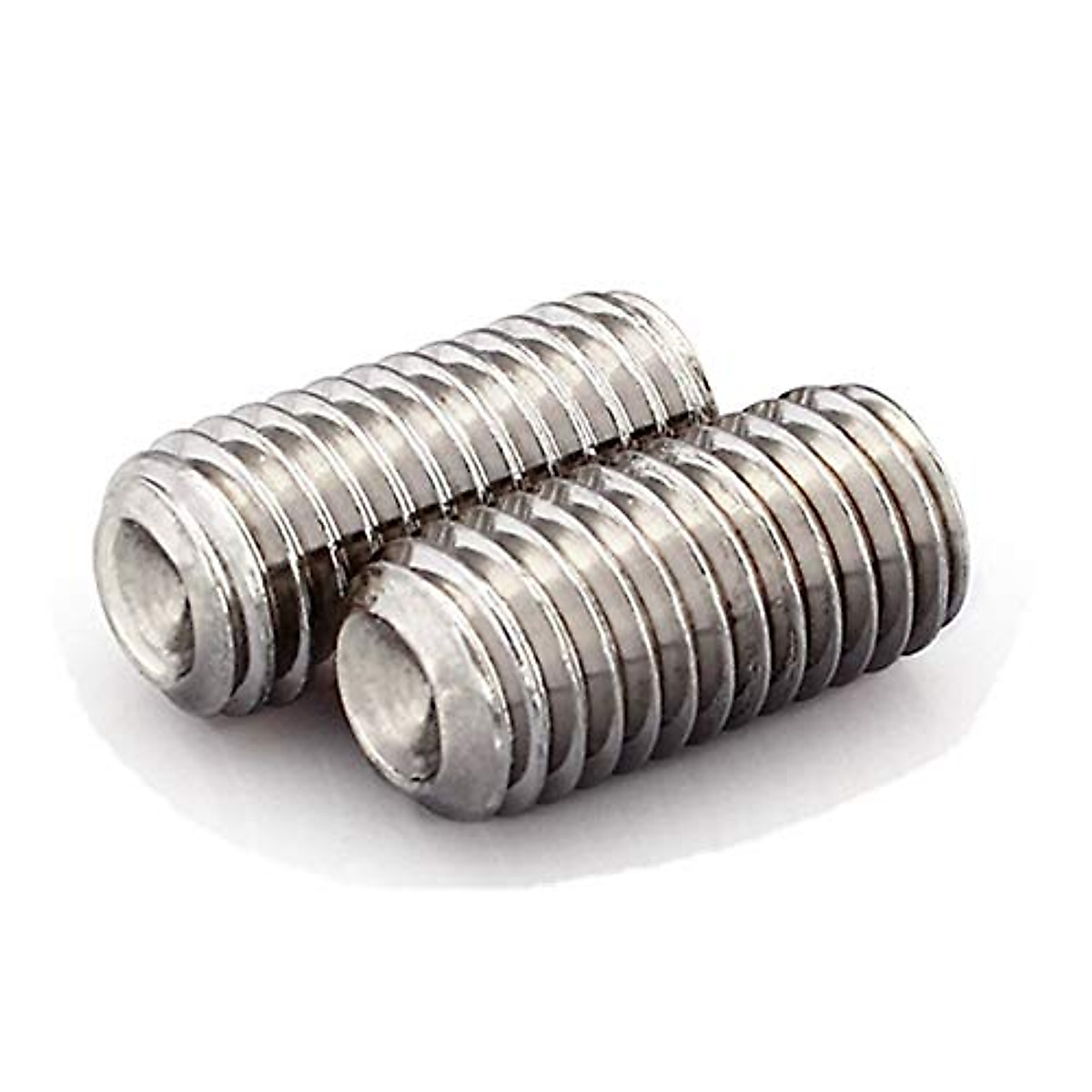 FullerKreg M4-0.7 x 10mm Socket Set Screws,(100pcs),Allen Socket Drive, Din 916|ISO 4029, Grade A2-21H Stainless Steel, Full Thread, Bright Finish, Cup Point