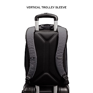 Knack Series 1 Laptop Backpack Fits up to 13 Inch - Knack Bags Carry-On Backpack, TSA Approved, Expandable Travel Backpacks (Savile Gray, Small)