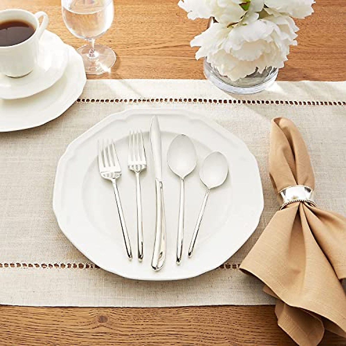 Ginkgo International Flight 4-Piece Stainless Steel Hostess Serving Set
