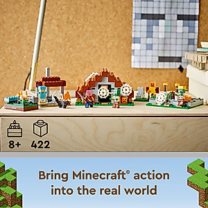 LEGO Minecraft The Abandoned Village Building Kit 21190, Minecraft Zombie Toy Set, Gift Idea for Kids Girls Boys Age 8+ Featuring Game Figures Including Zombies and Zombie Hunters with Accessories