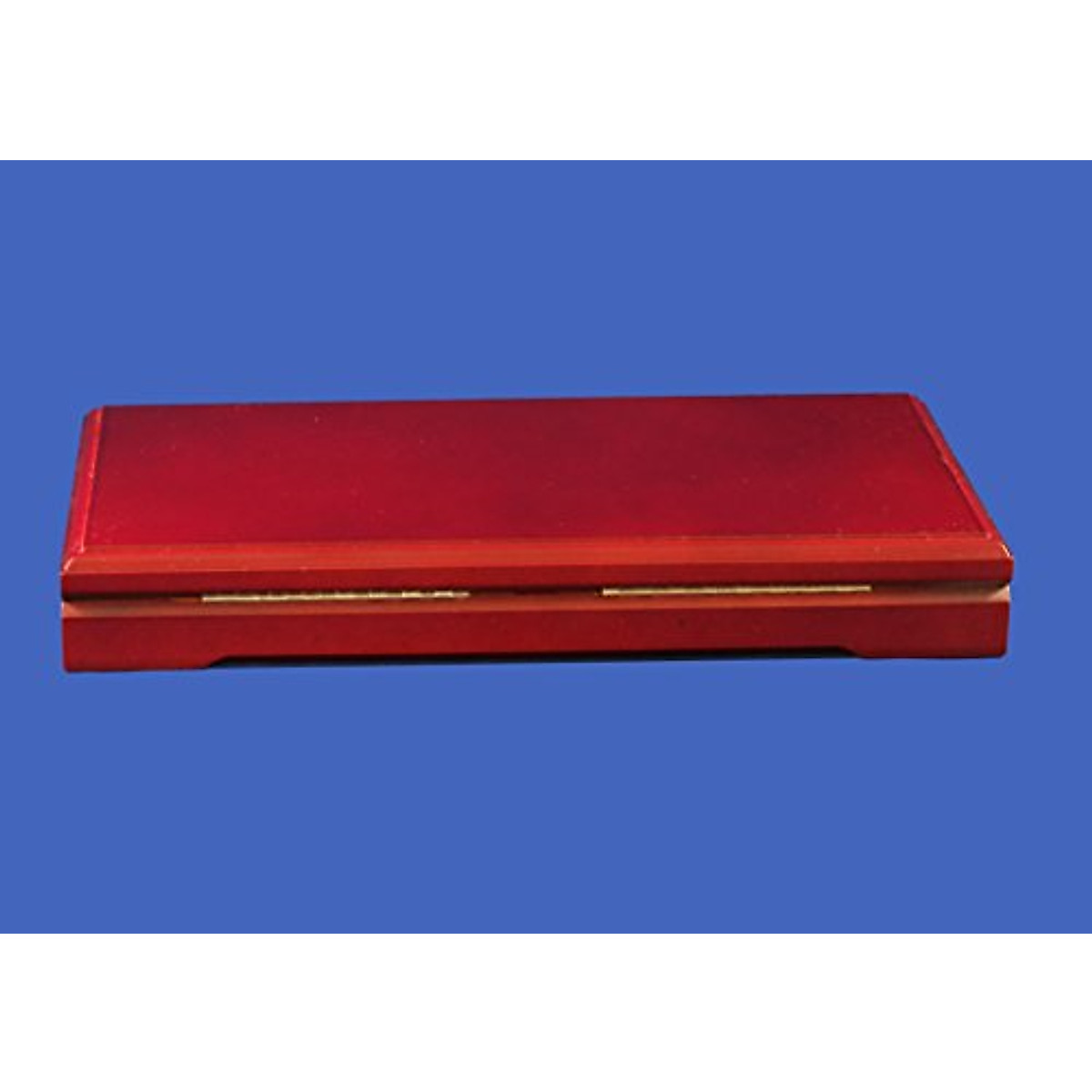 Wood Display Box for 6 Large Coin Capsules/Challenge Coin Mahogany Finish