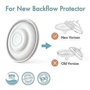 [12-Count] Papablic Pump Parts Compatible with Spectra S1, S2 and 9 Plus, Incl 8-Count Duckbill Valves for Spectra and Medela Pump in Style, 4-Count Silicone Membrane for Spectra Backflow Protector