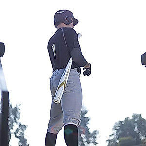 Easton PRO+ KNICKER Baseball Pant, Adult, XXLarge, White/Maroon