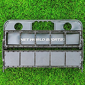 Net World Sports 10 Water Bottles & Carrier [750ml] - BPA Free Plastic Available (Orange)