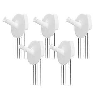 HOTLISTOR Reusable Multipurpose Piggy Cubicle Wall Hooks 5PCS 10PCS Decorative Pin Stick Hooks Office Partition Panel Hanger Home Kitchen