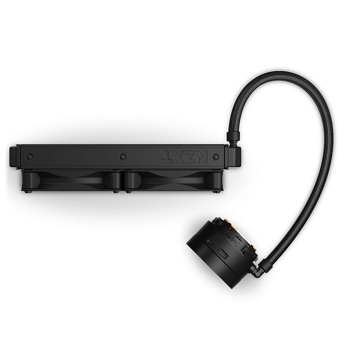 NZXT Kraken X53 240mm - RL-KRX53-01 - AIO RGB CPU Liquid Cooler - Rotating Infinity Mirror Design - Improved Pump-Powered By CAM V4-RGB Connector-Aer P 120mm Radiator Fans (2 Included), Black, X Gen 3