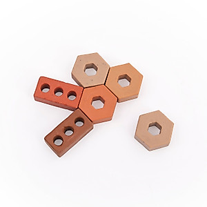 Guidecraft Little Pavers - 60 pc. Set: Block Builders Set for Construction and Stacking