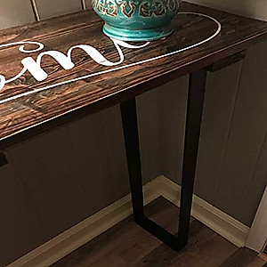 Powdercoated Steel Sofa Table Legs-Choose Your Height and Width