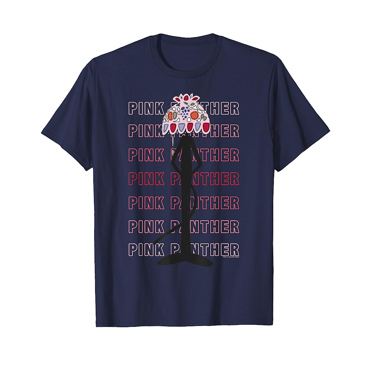 Pink Panther Lampshade Silhouette T-Shirt