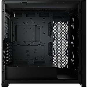 Corsair iCUE 5000X RGB Tempered Glass Mid-Tower ATX PC Smart Case - Black
