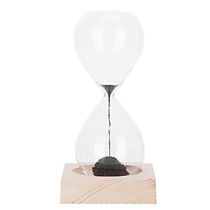 Hourglass Sand Timers, Magnetic Hourglass Birthday Present, Clear Smooth Glass Desk Decor, for Home Decor Birthday Gift