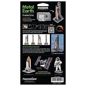 Metal Earth Premium Series Artemis Moon Rocket 3D Metal Model Kit Fascinations