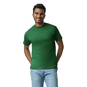 Gildan Adult Ultra Cotton T-Shirt, Style G2000, Multipack, Forest Green (2-Pack), Medium
