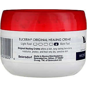 Eucerin Original Healing Rich Feel Creme 4 oz (Pack of 4)