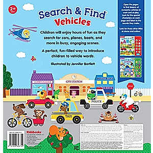 Search & Find: Vehicles Sound Book-With 10 Fun-to-Press Buttons, a Perfect Fun-Filled Way to Introduce Children to Vehicles (Search & Find 10-Button Sound Book)
