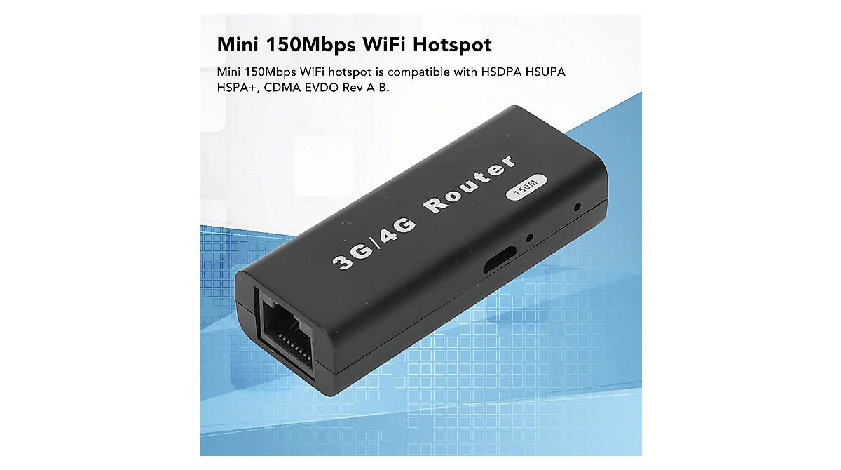 3G Mini Portable WiFi Router | 150Mbps & Plug-and-Play