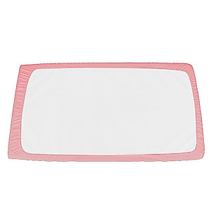 Superity Linen Fitted Sheet - 100% Cotton Crib Size Mattress Cover - Soft, Smooth, and Comfortable - 200 Thread Count - Bed Sheet Stretches to 7 inches for Snug Fit.