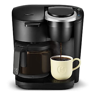 K-Duo Essentials Single Serve K-Cup Pod & Carafe Coffee Maker, Black