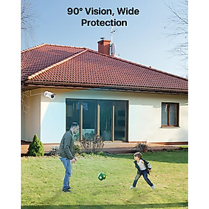 ZOSI 2.0MP FHD 1080p Security Camera Outdoor/Indoor (Hybrid 4-in-1 HD-CVI/TVI/AHD/960H Analog CVBS),24PCS LEDs,80ft Night Vision,Weatherproof Surveillance CCTV Bullet Camera