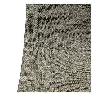 GIA Home Series 5pcs Modern Dining Set Include Rectangle 59"x35"x29.56" Faux Black Marble Wooland Table and Four Dining Chairs with Upholstered Linen Seat,Gray