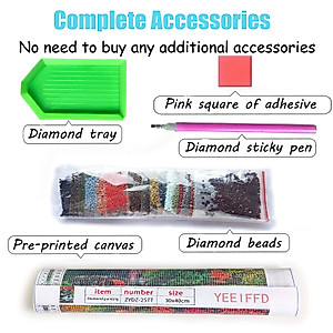 YEEIFFD Black Cat Diamond Art Angels Don't Always Have Wings Sometimes They Have Whiskers Diamond Painting Kits for Adults Paint by Number for Home Recreation and Wall Decoration 12x16 Inch