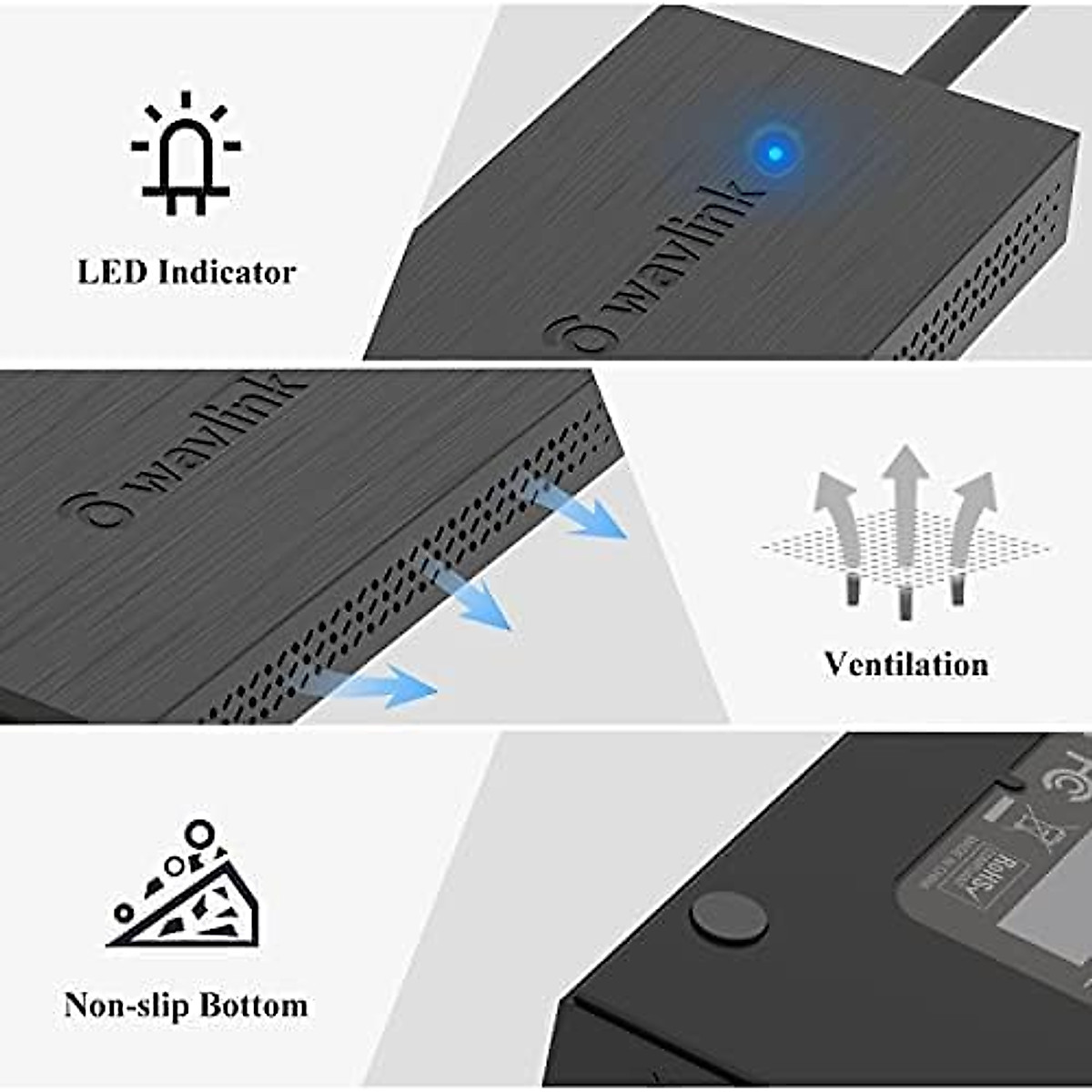 WAVLINK USB 3.0 or USB C to HDMI Adapter for Dual Monitors, Universal Video Graphics Adapter for Mac and Windows, Thunderbolt 3/4, USB 3.0 or USB-C, 1080p@60Hz