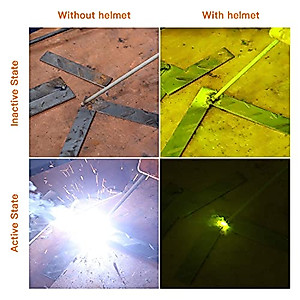 Professional Welding Helmet Auto Darkening, 3.94"x2.87" Large Viewing Area Welding Mask