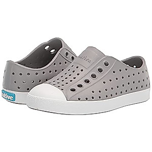 Native Shoes, Jefferson Child, Kids Lightweight Sneaker, Pigeon Grey/Shell White, 8 M US Toddler