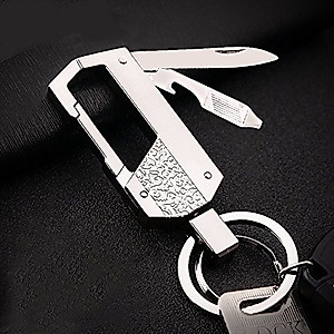 Ifavor123 Stainless Steel Chrome Multi-Use Key Chain