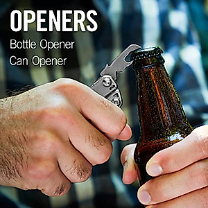 LEATHERMAN, Sidekick Pocket Size Multitool with Spring-Action Pliers and Saw, Stainless Steel with Nylon Sheath