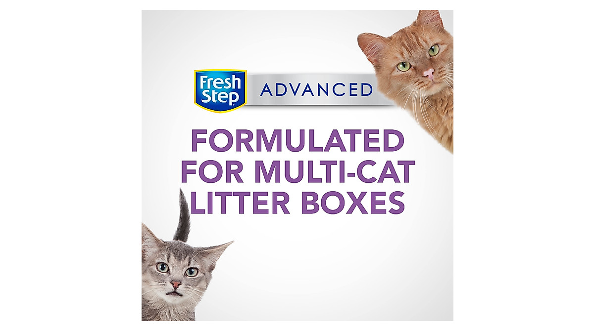 Fresh Step Multi-Cat Clumping Litter with Odor Control - 18.5 lb