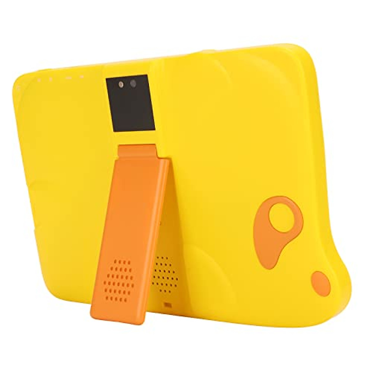 7 Inch Kids Tablet, Yellow Octa Core Processor Front 2MP Rear 5MP 4GB 128G 100-240V Tablet Support 10 for Study (Yellow)