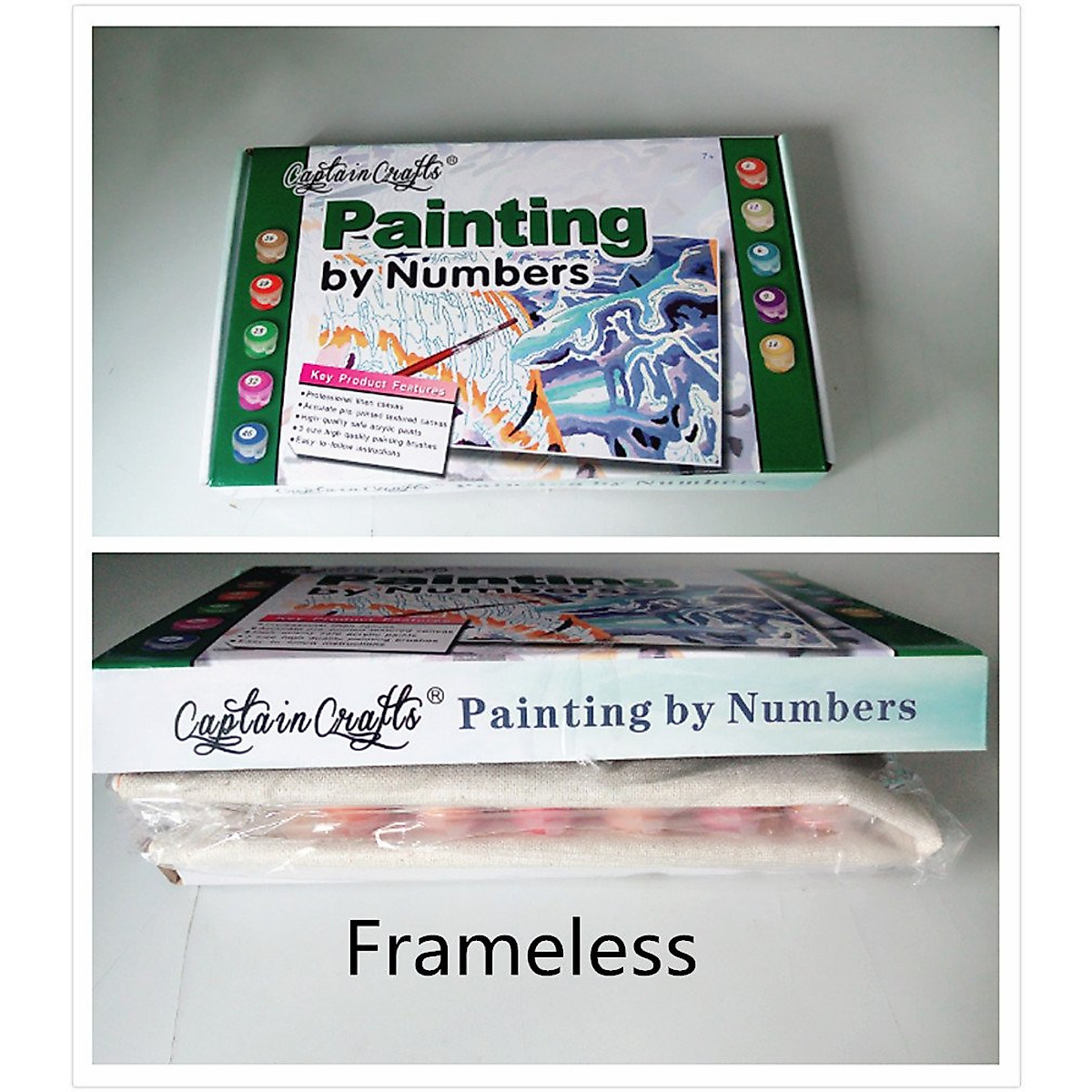 MONDART Paint by Numbers for Adults Beginners Kits DIY Oil Painting Kit Canvas Acrylic Pigment Arts Craft for Home Wall Decor Christmas Gift-Fantasy House 16x20 Inch (NO Frame)