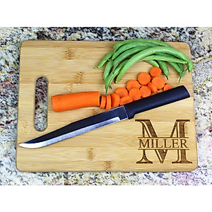 Personalized Engraved Bamboo Cutting Board, Mothers Day Gifts, 5th Anniversary Ideas, Gifts for Her