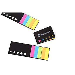 Mitsubishi Pencil Jet Stream Ballpoint Pen 0.5mm Refill Set of 10 (Black, Red, Blue, Green) SXR-80-05 with Sticky note 5colors