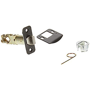 Schlage Lock KNOB Passage Bowery MAT Black F10BOW622
