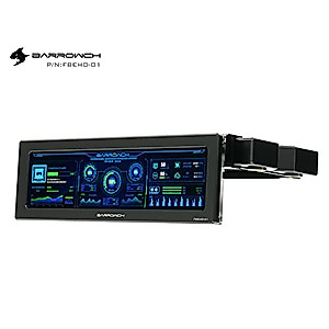 Barrowch External Expansion Display Screen with 8.8 Inches 1920 * 480px Multifunction Synchronous Monitoring Interface (FBEHD-01)