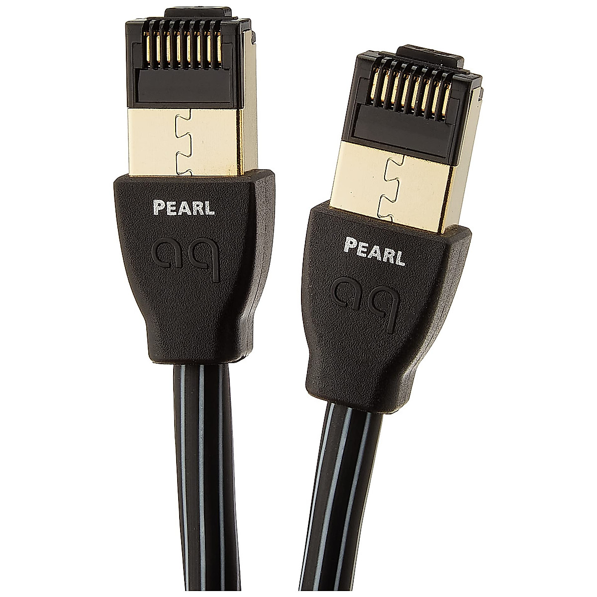 AudioQuest 0.75 m RJ/E Pearl Cat 7 Black Networking Cable – Networking Cables (0.75 m, Cat 7, RJ45, RJ45, Black)