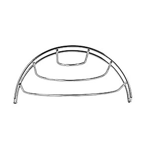 Spectrum Diversified Paper Holder & Organizer, Wall Mount or Countertop Display Perfect for Gift Bags & Wrapping Stations, Grocery Bag Holder, Sponge Cradle, Chrome