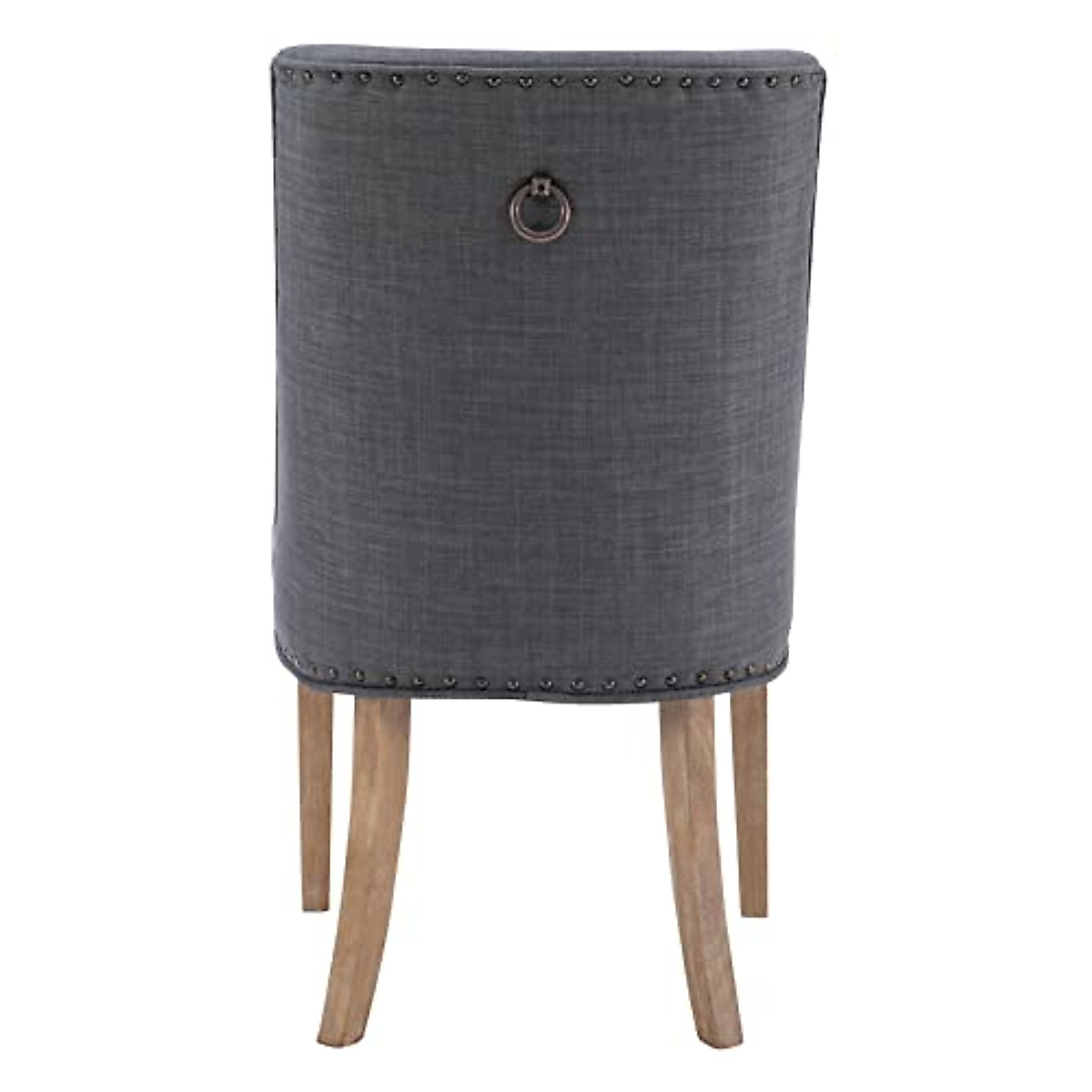 Powell Company Set of 2 Upholstery by Powell Parnell Dining Chair, Grey/Natural