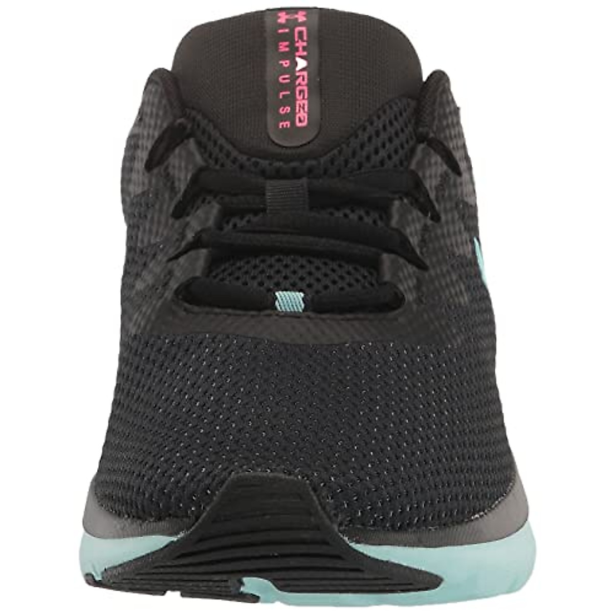 Under Armour Women's Charged Impulse 3 Running Shoe, Black/Black/Still Water, 8