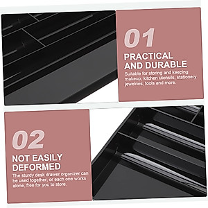 BESTOYARD 3pcs desktop storage box closet organizer under sink organizers and storage organization and storage dresser organizer changing table organizer office plastic trash box drawer