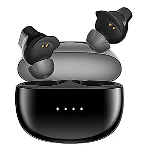 GIEC New Ture Wireless Earbuds Noise Cancelling Headphones Bluetooth 5.3 Light Small Earbud IPX5 Waterproof 48Hrs Playtime Big Bass Bluetooth Ear Buds with Mic and Charging Case for iPhone/Android