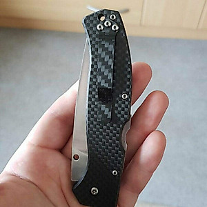 1PC Solid Carbon Fiber Pocket Clip For Benchmade 710 551 810 940 941 943 530 707 581 ?ZT 0620 0630 ?Ems CQC